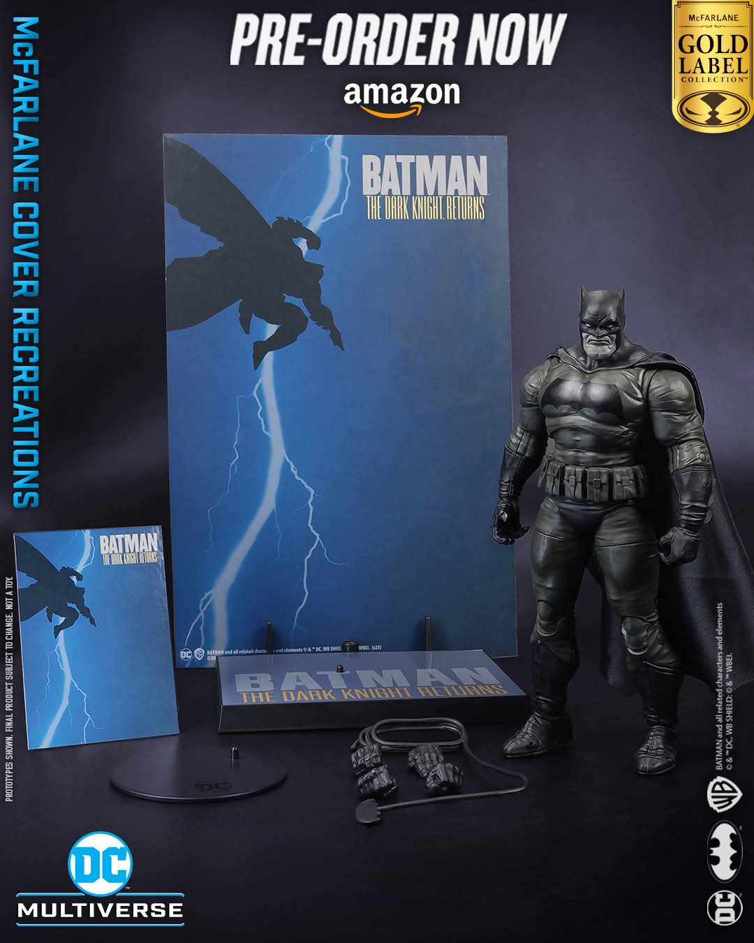 PRE-ORDER McFarlane 17343 DC MULTIVERSE 7IN COVER RECREATIONS - BATMAN (THE DARK KNIGHT RETURNS ...