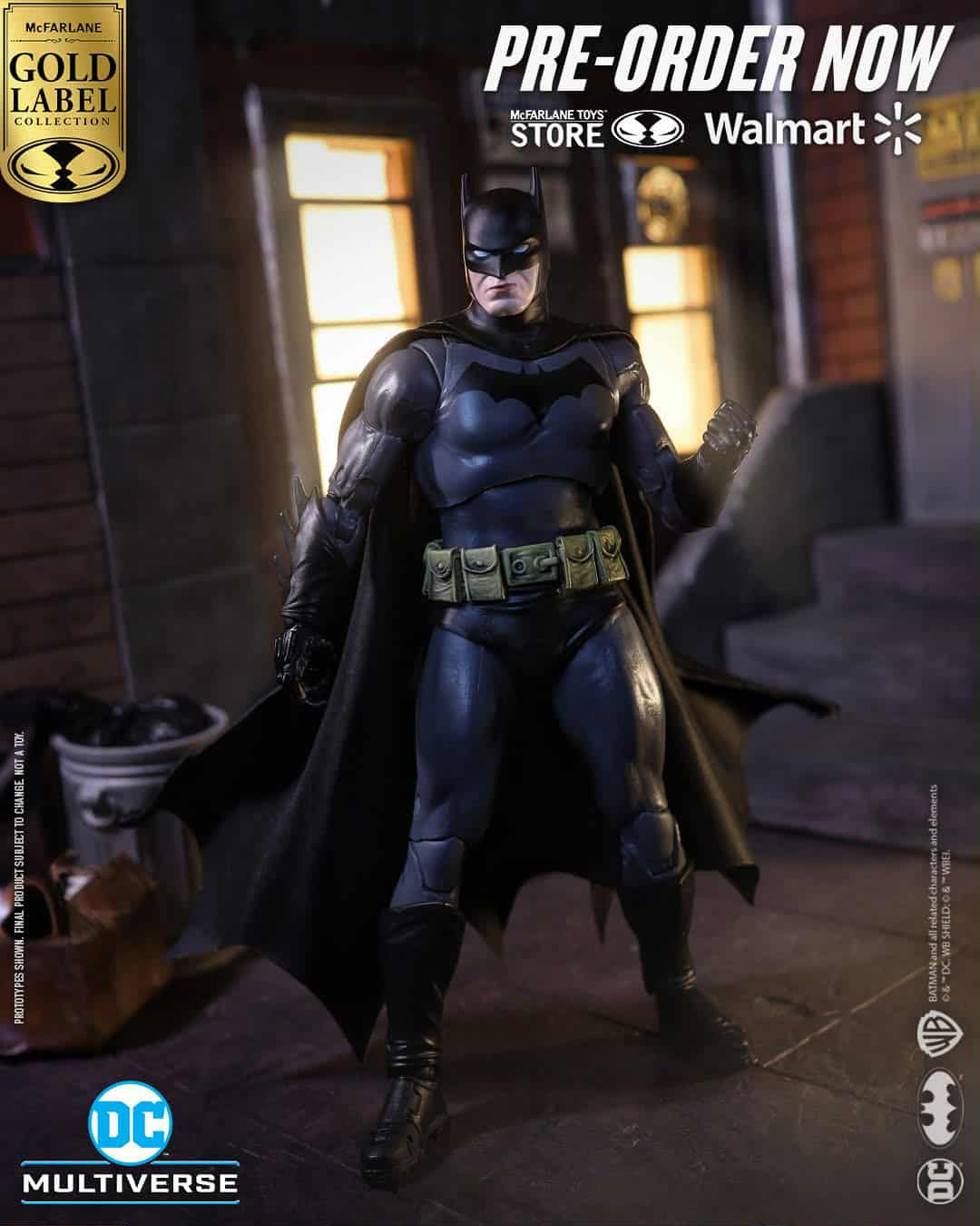 PRE-ORDER McFarlane 17551 DC MULTIVERSE 7IN - BATMAN (BATMAN: YEAR ONE PART 4)(GOLD LABEL) (June ...