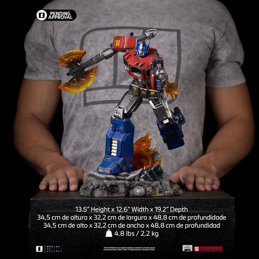 PRE-ORDER Iron Studios HASBR126525-20 Optimus Prime Transformers Demi ...