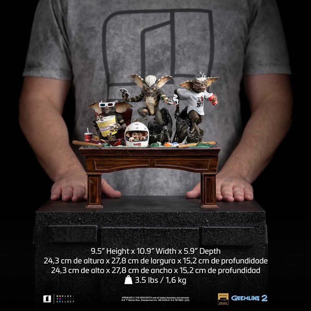 PRE-ORDER Iron Studios WARNB127425-10 Gremlins Diorama Gremlins 2 Art ...